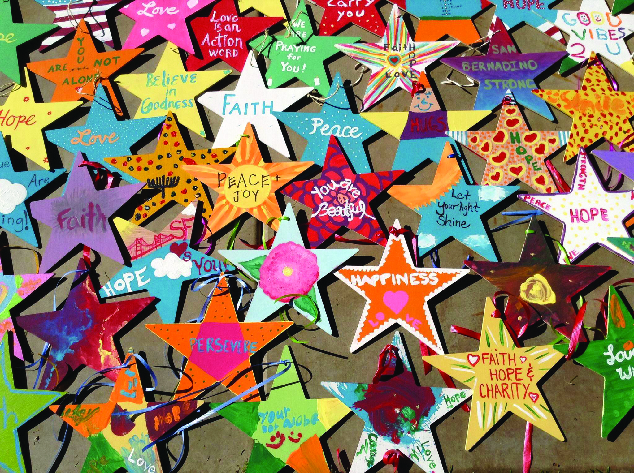 Beautiful painted stars (1) – Stars of Hope